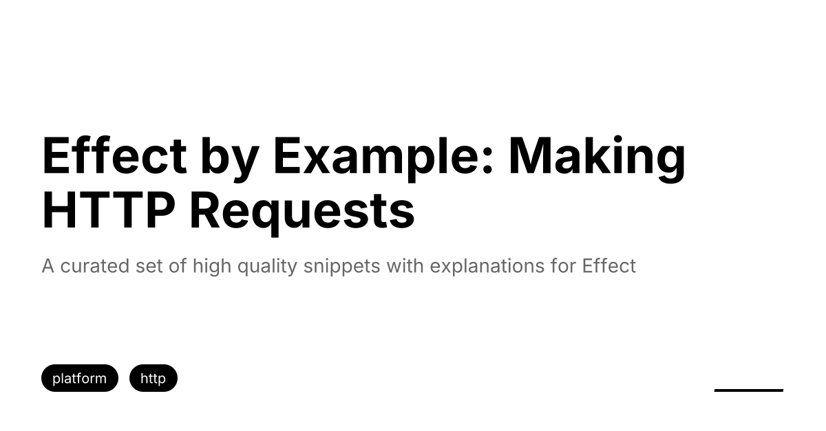 Making HTTP Requests